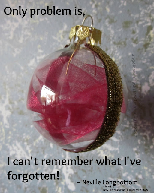 Crafty Distractions: Neville's Remembrall