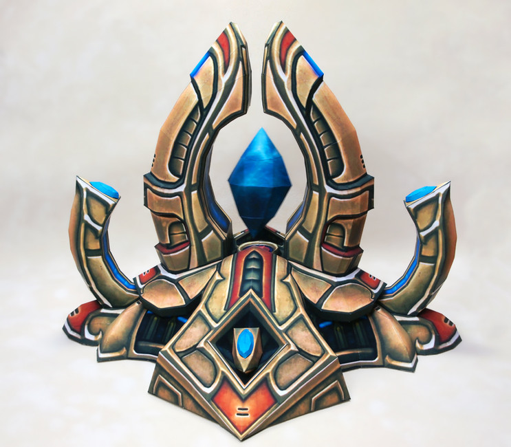 Starcraft 2 Protoss Gateway Papercraft | Papercraft Paradise ...