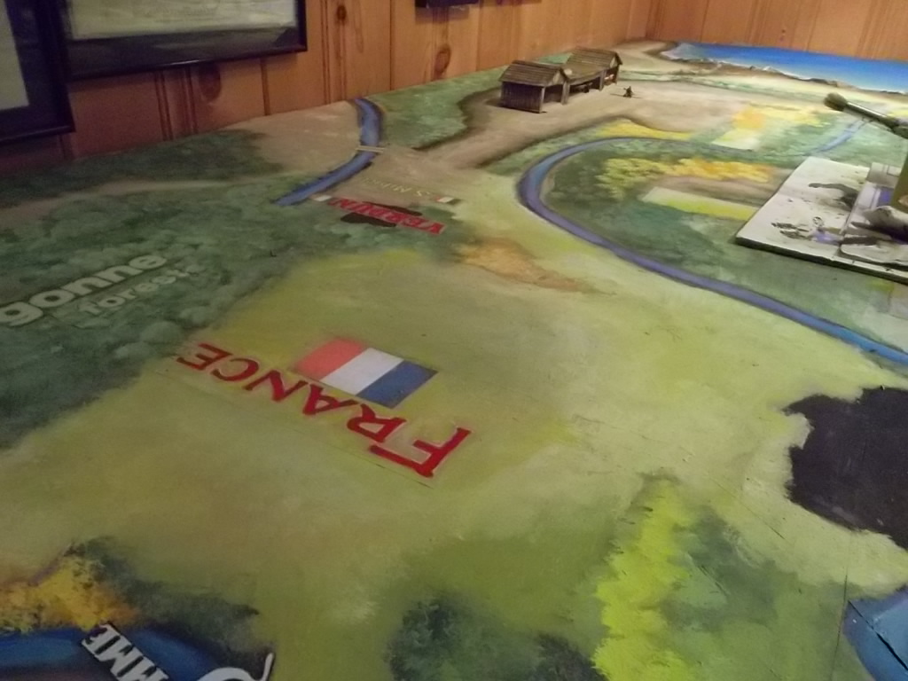 Capt. Richard's Miniature Civil War: More work on the aerial battle map