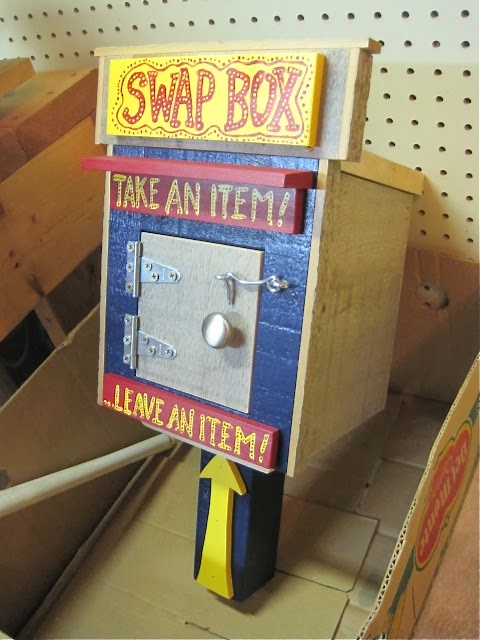 It Strikes Me Funny by G. Harrison: The Workshop: "swap boxes boxed up"