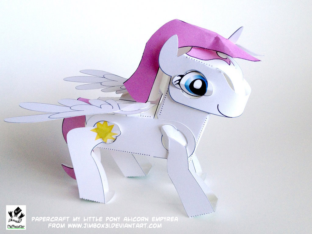 Ninjatoes' papercraft weblog: papercraft Netroid "My Little Pony ...