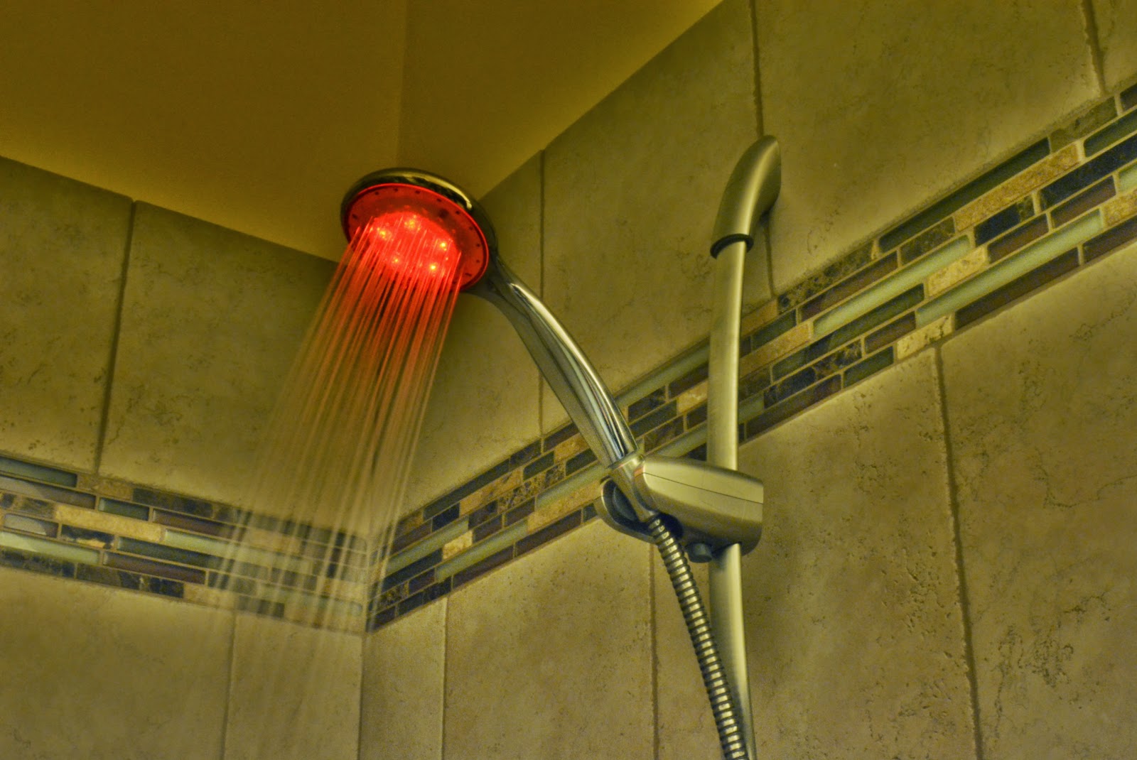 Led Light Up Glow Products : Shower Head Light Up - Lights Change With ...