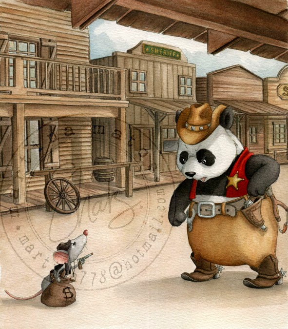 martina matos illustration / ilustração: Cowboy Panda