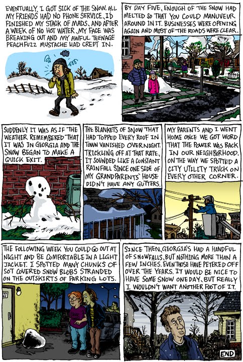 Patrick Dean Comics: The Blizzard of 1993