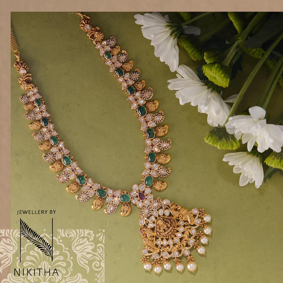 Polki Necklaces by Nikitha Linga - Jewellery Designs