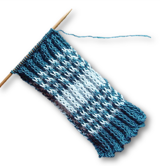 Knitting | Work in Progress: How to Knit a Simple Mirror Gradient