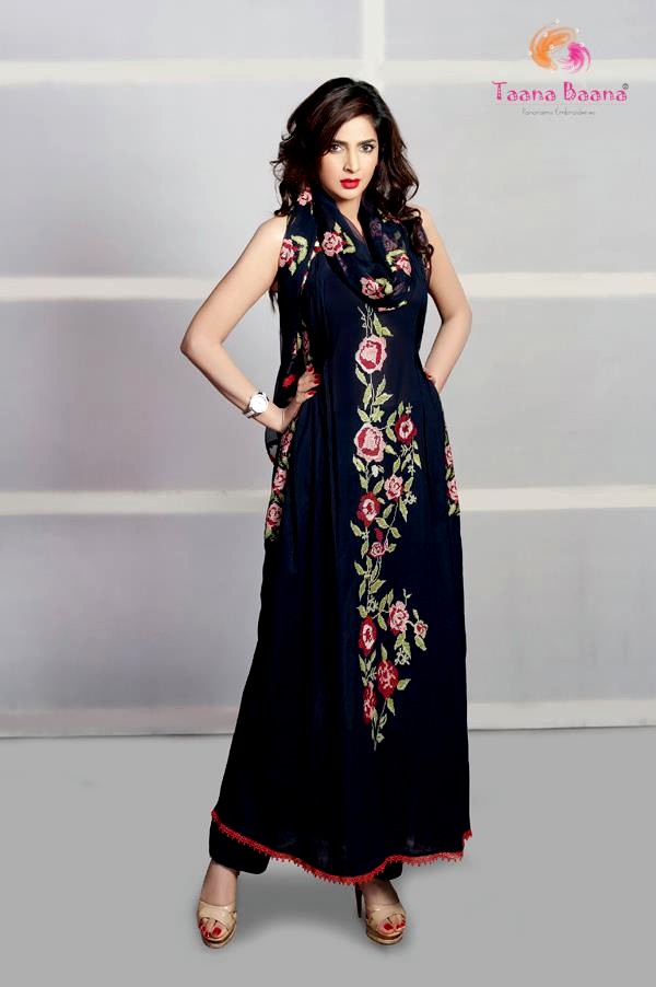 Taana Baana Summer Collection 2013 Vol 01 | Panoramic Embroidered ...