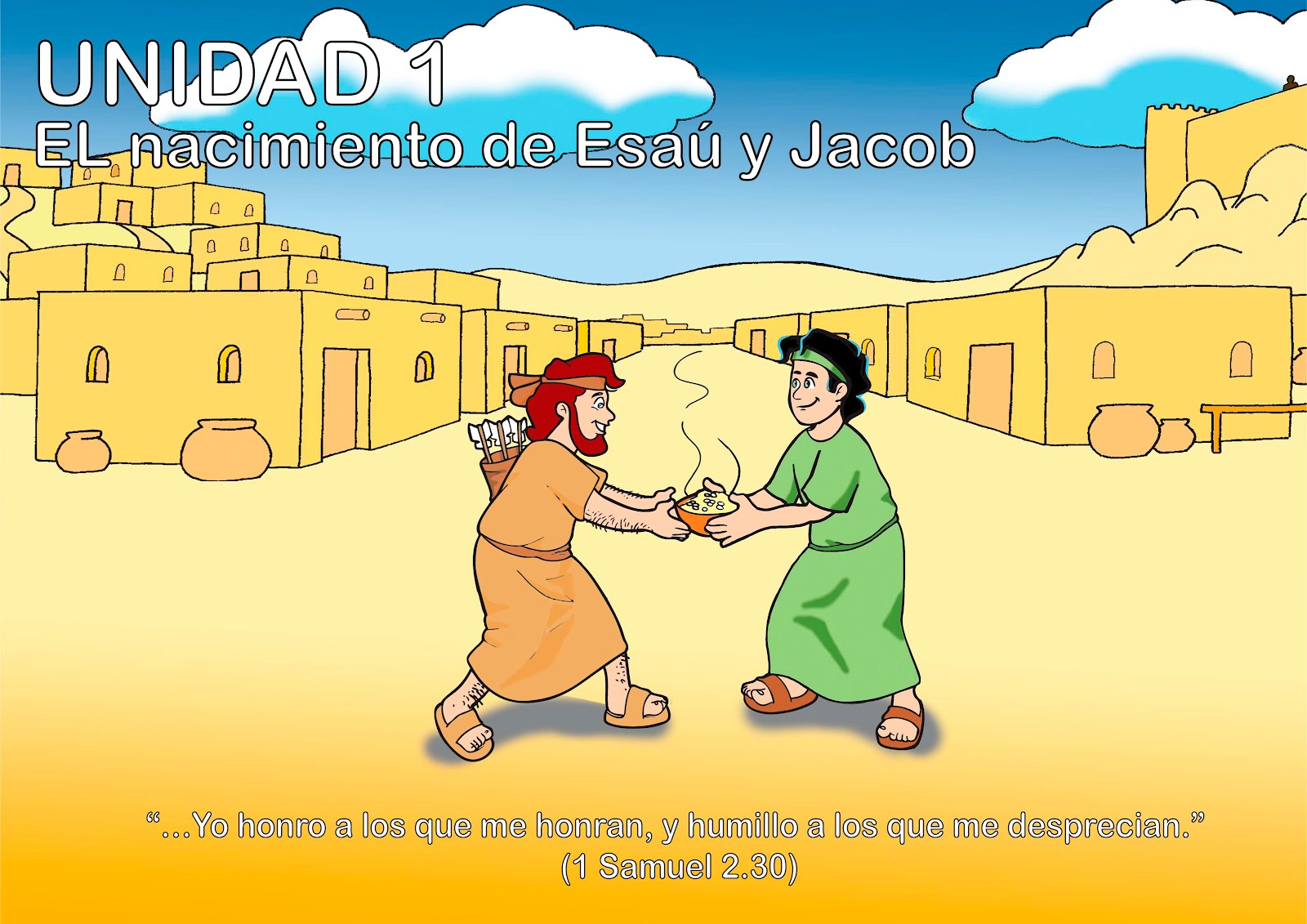 Historia: El nacimento de Esaú y Jacob ~ Escuelita Biblica Infantil