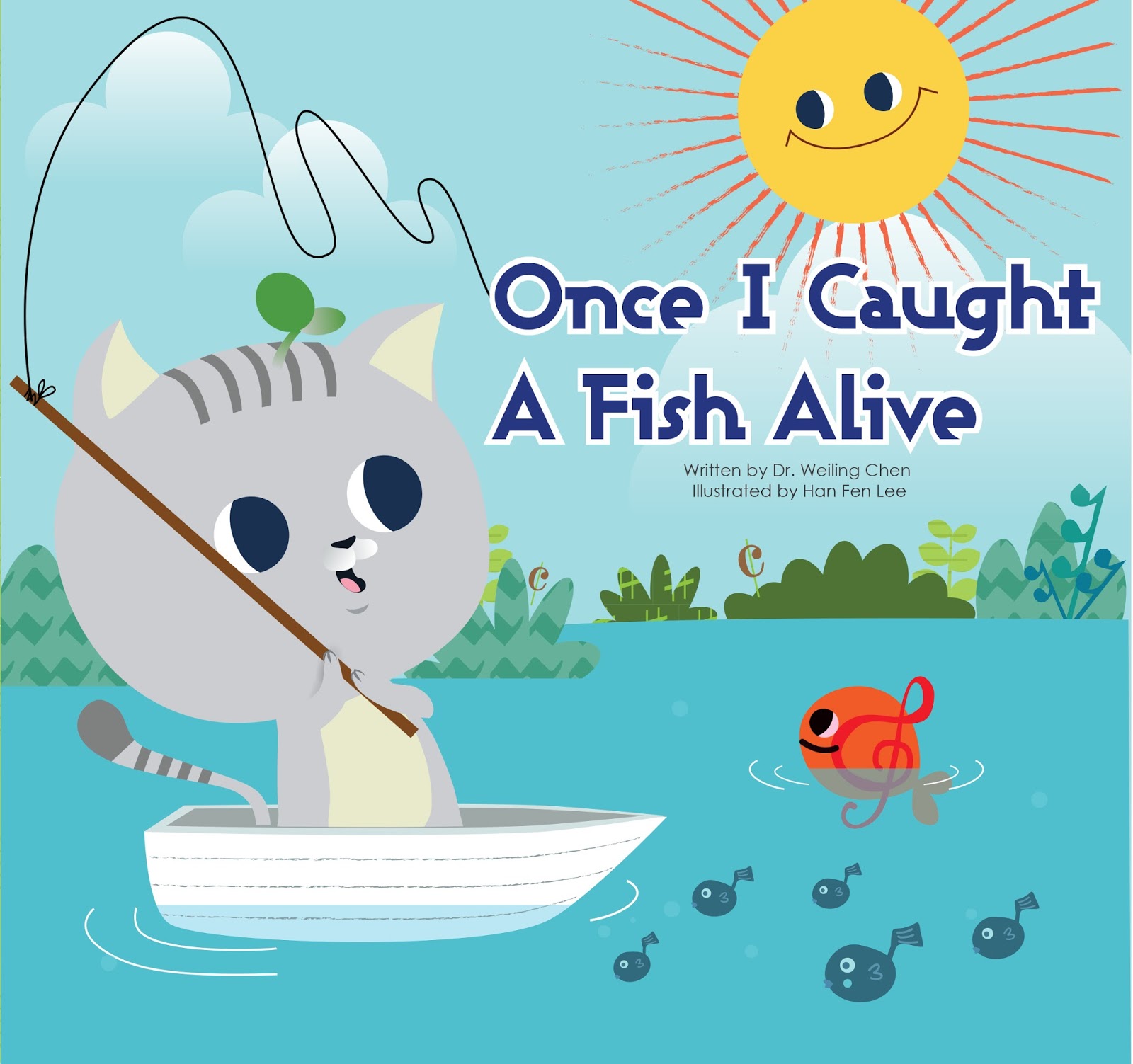 Music-ali : [音樂繪本] Once I caught a fish alive。親子音樂繪本。幼兒音樂教材。