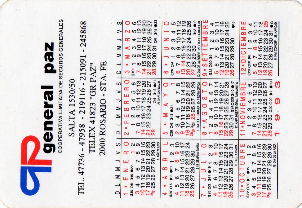 Newell´s: El Museo: Calendarios y Fixtures