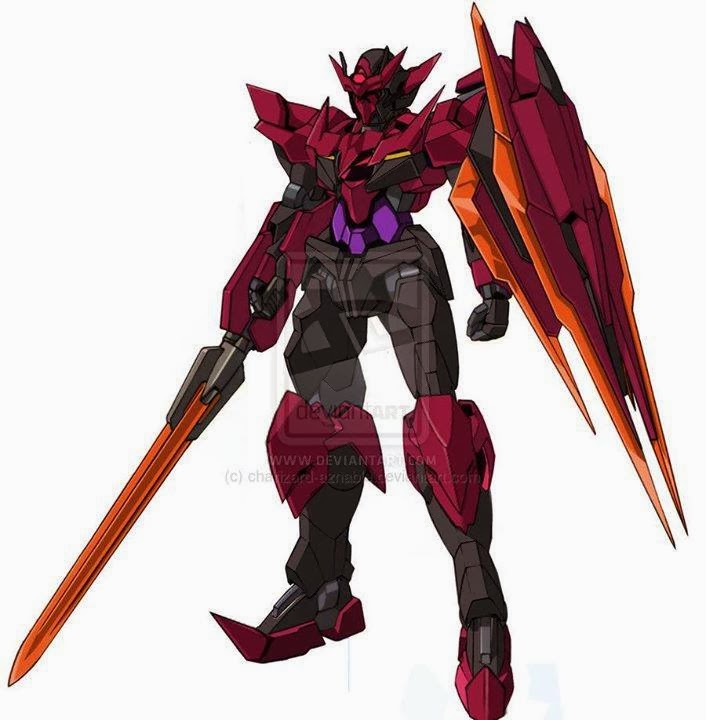 GUNDAM GUY: Gundam Build Fighters Fan-Art: 00 Qan[T] Dark Matter