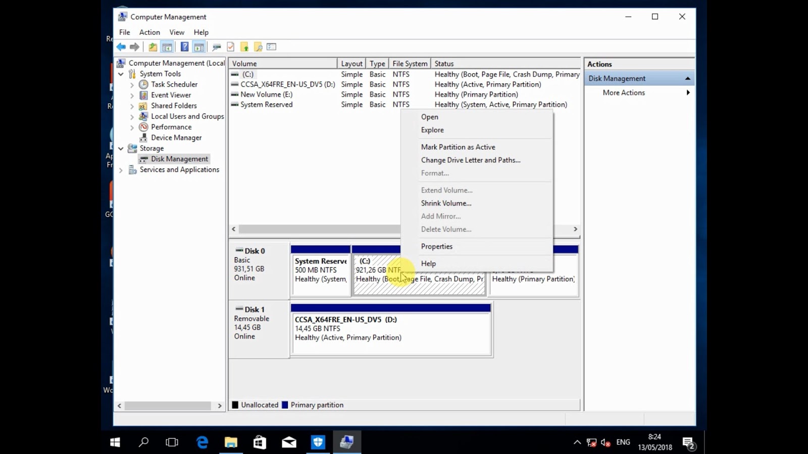 CARA MEMBAGI PARTISI ATAU LOKAL DISK DI PC/LAPTOP | EDUKASI