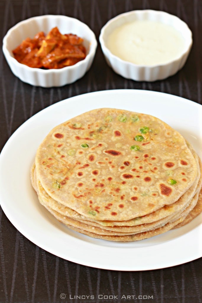 Vegetable Paratha ~ Lincy's Cook Art