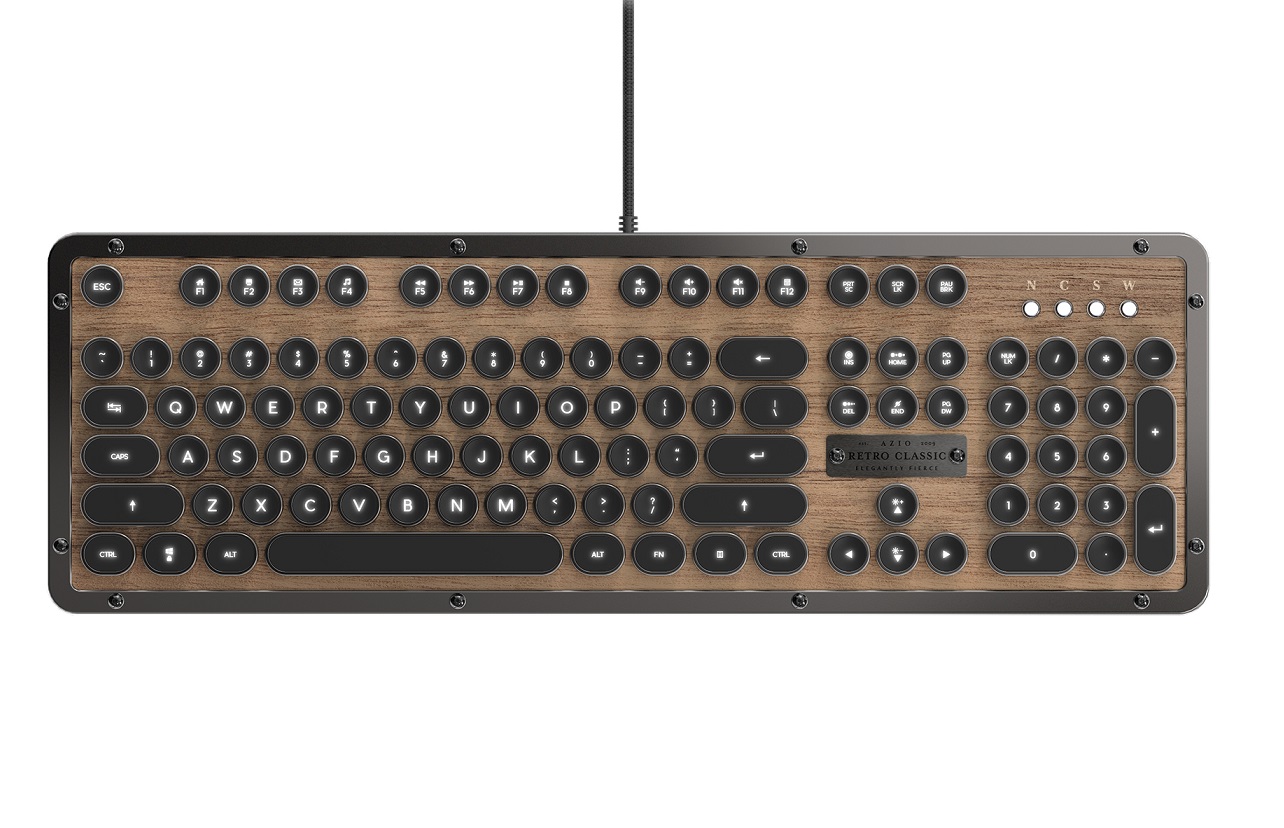 REVIEW: Azio Retro Classic Keyboard | The Test Pit