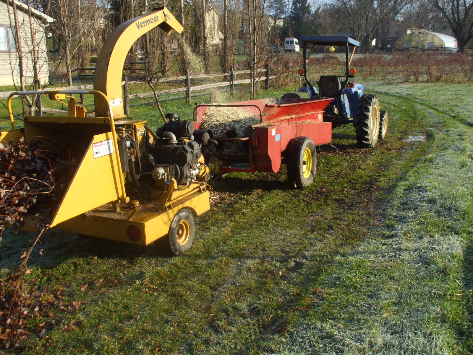 Notes from the Farm: Wood chip express