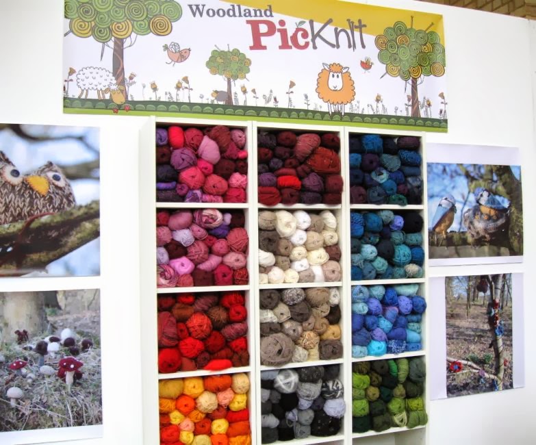 Bugs and Fishes by Lupin: The Knitting & Stitching Show at Alexandra Palace