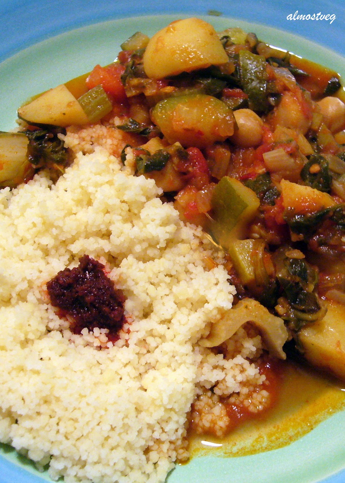 Moroccan Vegetable stew with preserved lemons