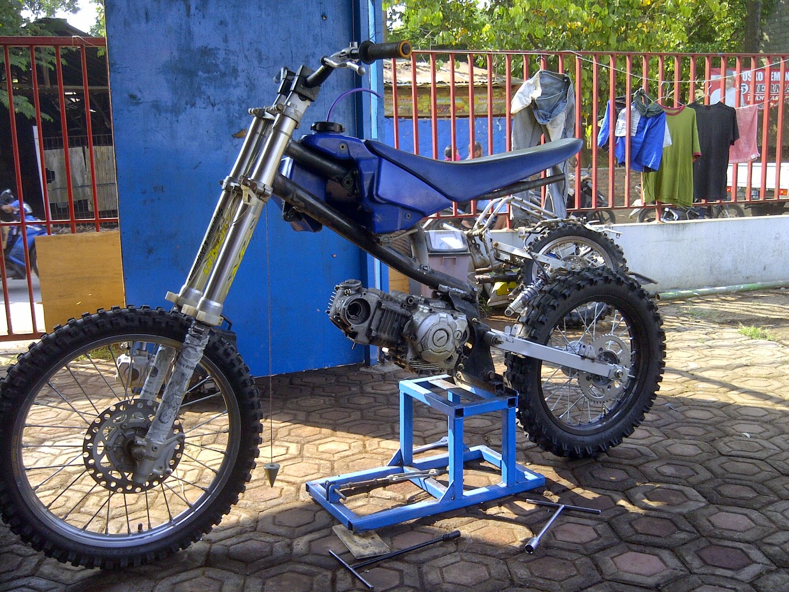 Cara Pembuatan Rangka Grasstrack Jupiter Z Keren Versi Frame SBM ...