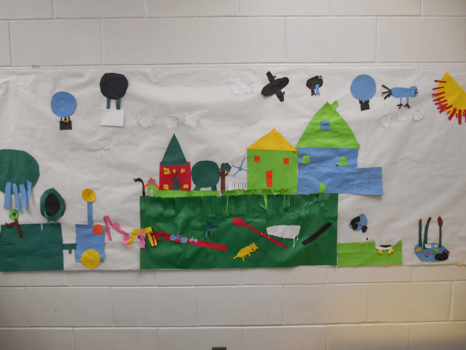 Mrs. Gilbar's Kindergarten: Shape Mural