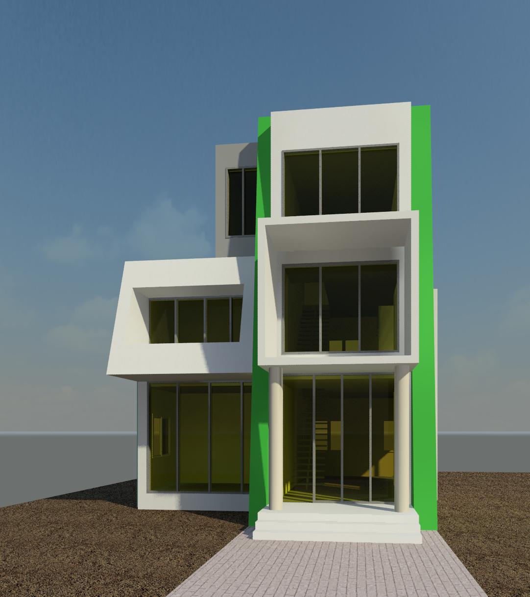 Revit Complete Project #4 | Modern House Design In Revit| Indian House ...