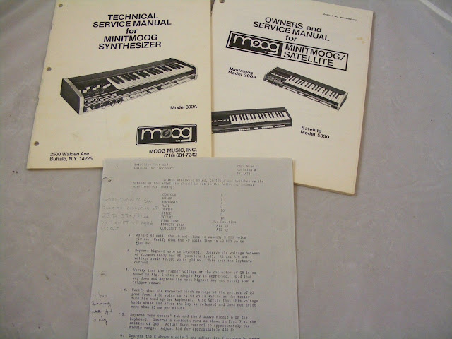 MATRIXSYNTH: Rare Vintage Prototype Moog Minitmoog Number 001