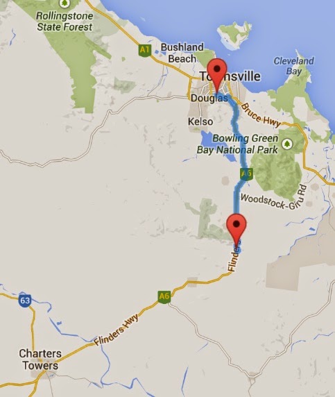 4 pedals & 4 paws: Reid River rest area to Townsville