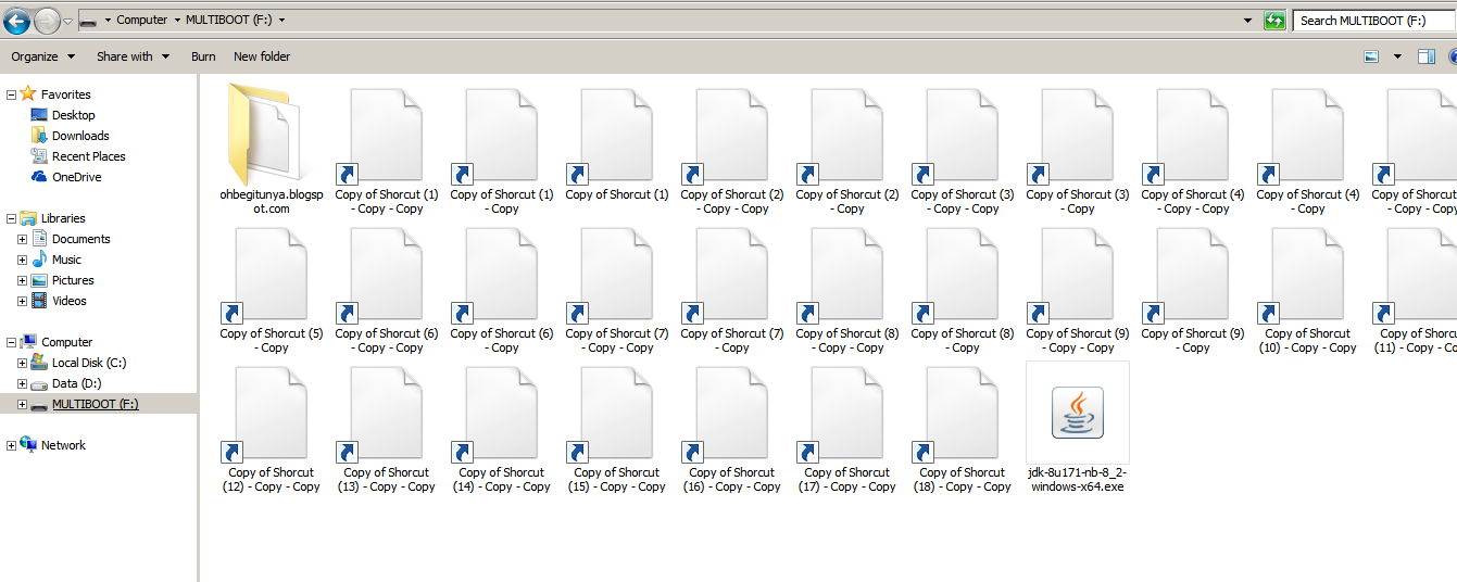 CARA BASMI - Virus Shorcut pada Flashdisk | OH