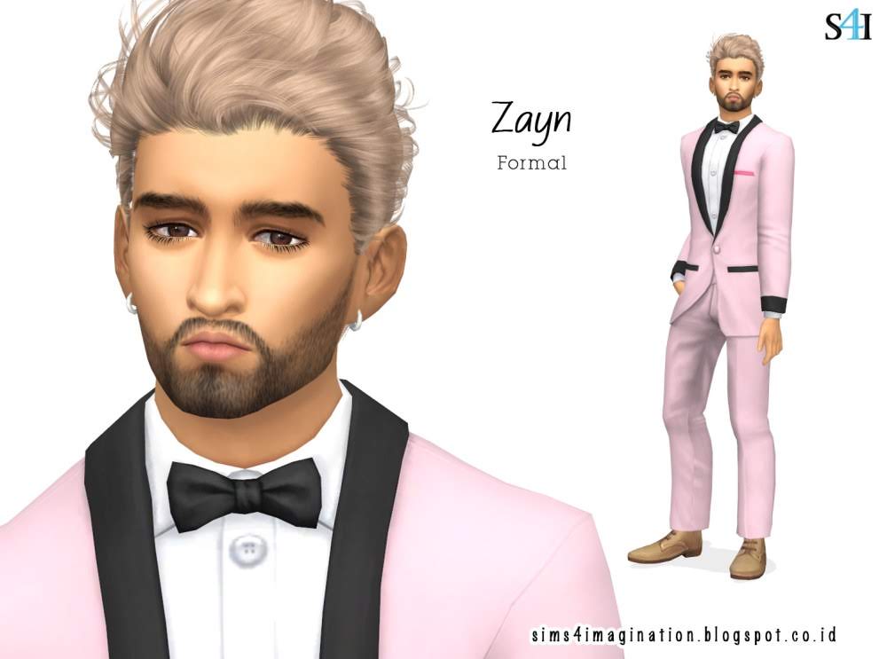 My Sims 4 CAS: Zayn - Imagination Sims 4 CAS
