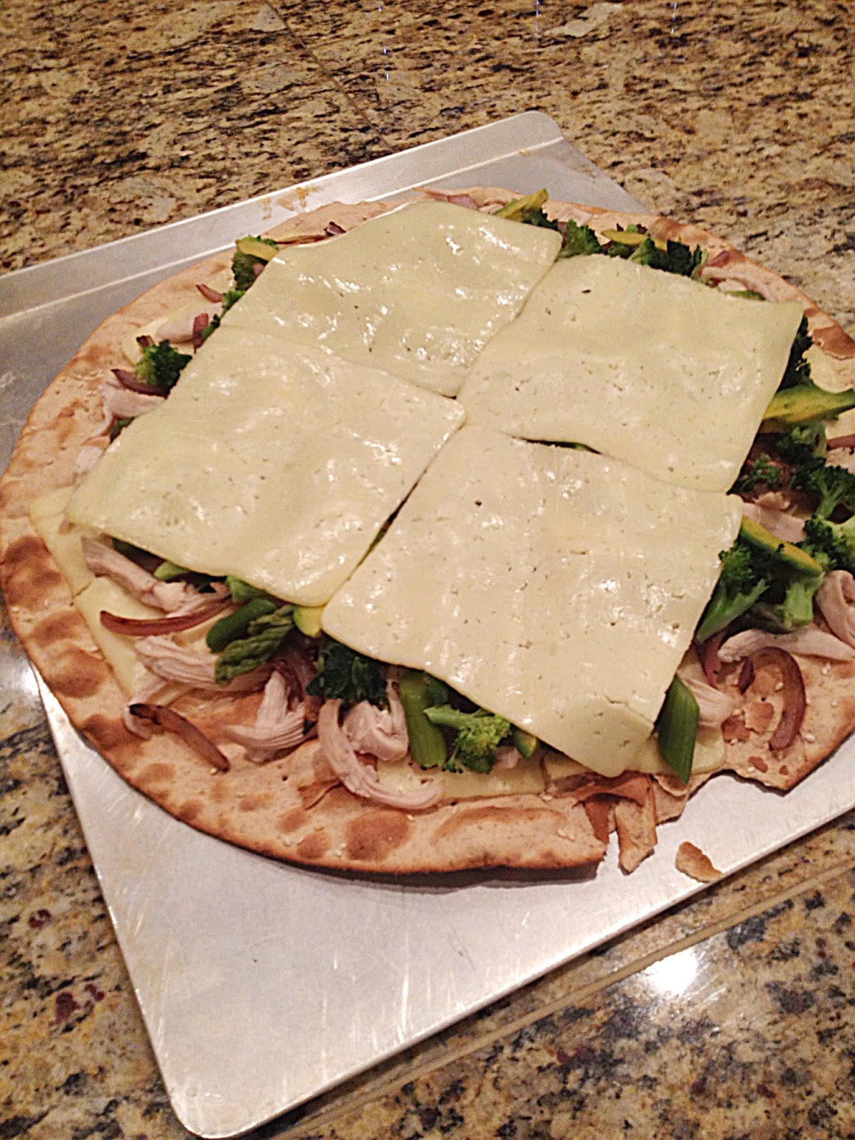 Cookin' in Heels: Chicken & Veggie Lavash