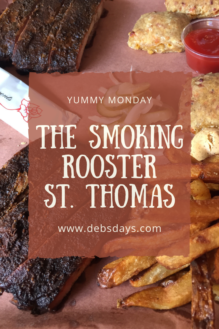 Deb's Days: Yummy Monday - The Smoking Rooster in St. Thomas