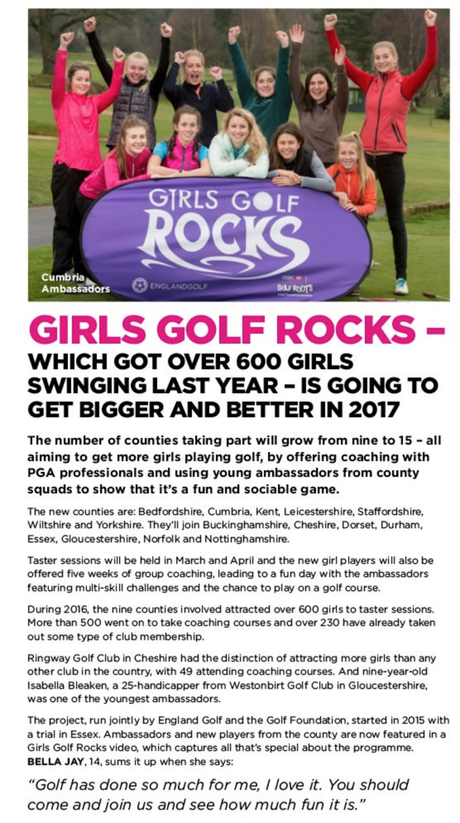 KirkwoodGolf: GIRLS GOLF ROCKS - RECRUITMENT PROGRAM FOR GIRLS GOLF