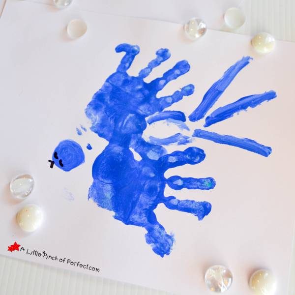 Darling Bluebird Handprint Craft You'll Want to Keep Forever - A Little ...