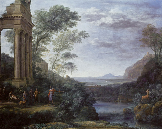 Claude Lorrain (Claudio de Lorena), obras, pinturas, cuadros