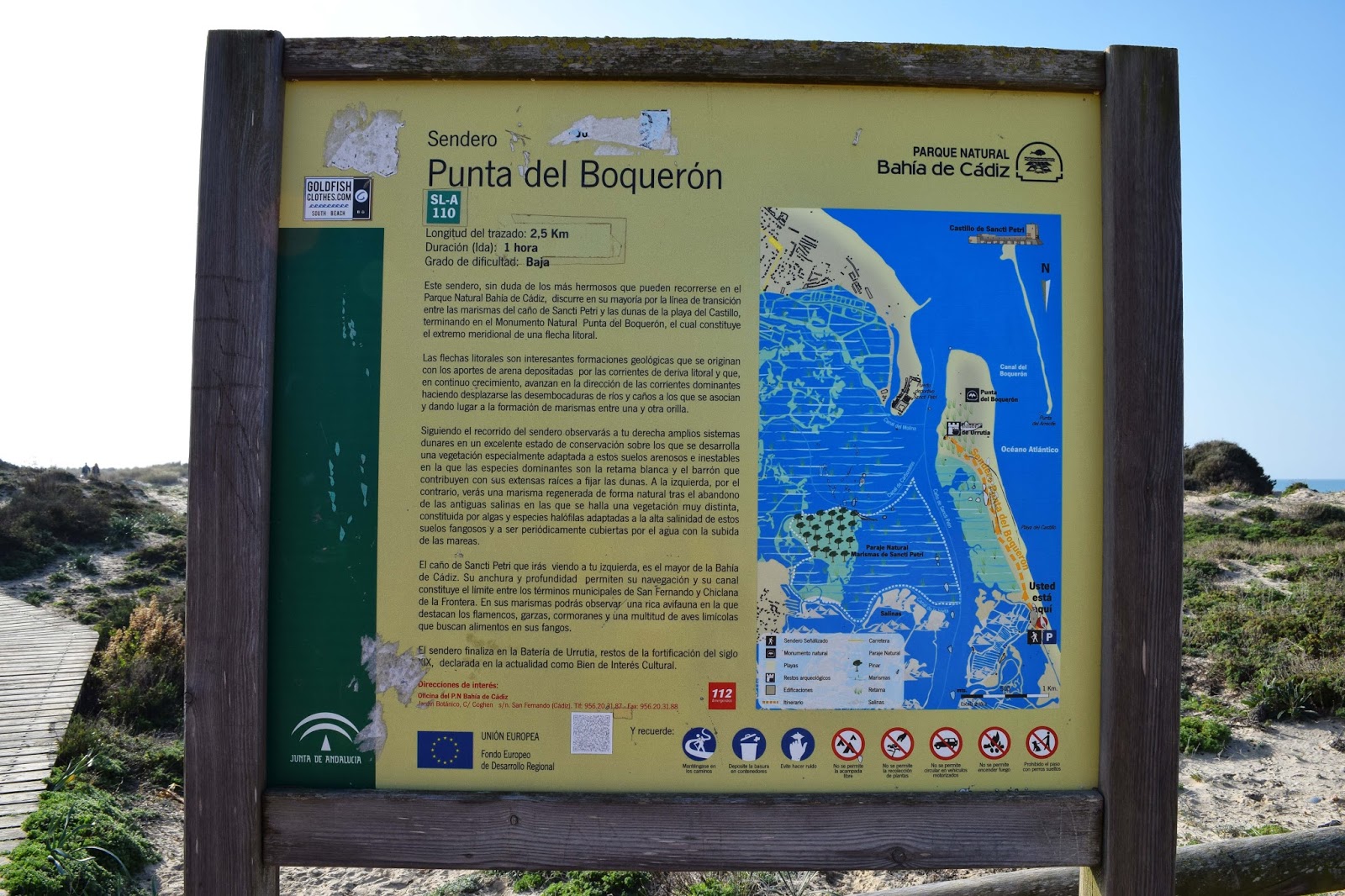 Sendero Punta del Boquerón (San Fernando, Cádiz) - Un Destino Entre Mis ...