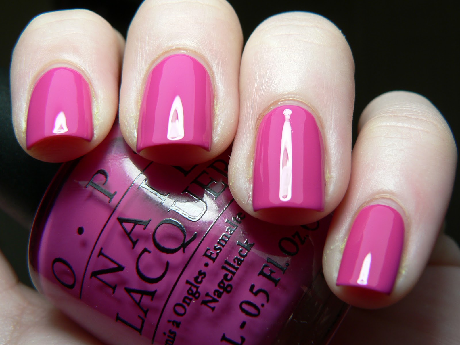 OPI Nail Polish Lacquer ( E44 Pink Flamenco ) Full Size 0.5/15ml. | eBay