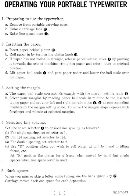 oz.Typewriter: Brother Portable Typewriter Manual (JP-1 2nd Variant ...