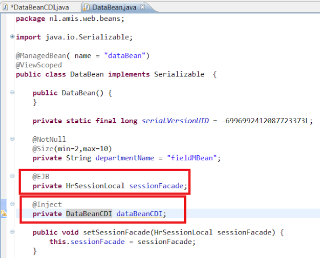 Java Oracle Soa Blog Jsf 2 0 Managed Bean Annotations And Cdi On