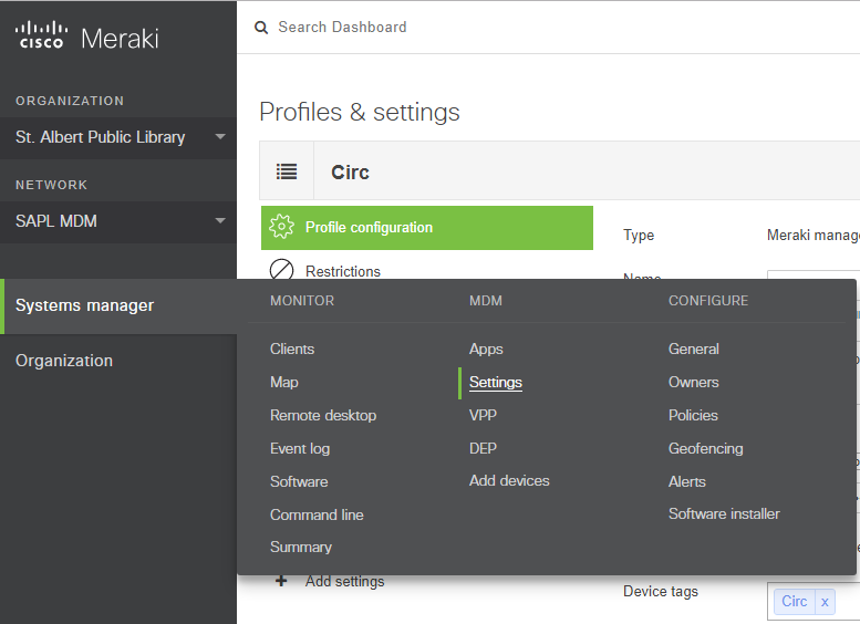 The OptionKey Blog: How to add an iOS app using Cisco Meraki MDM