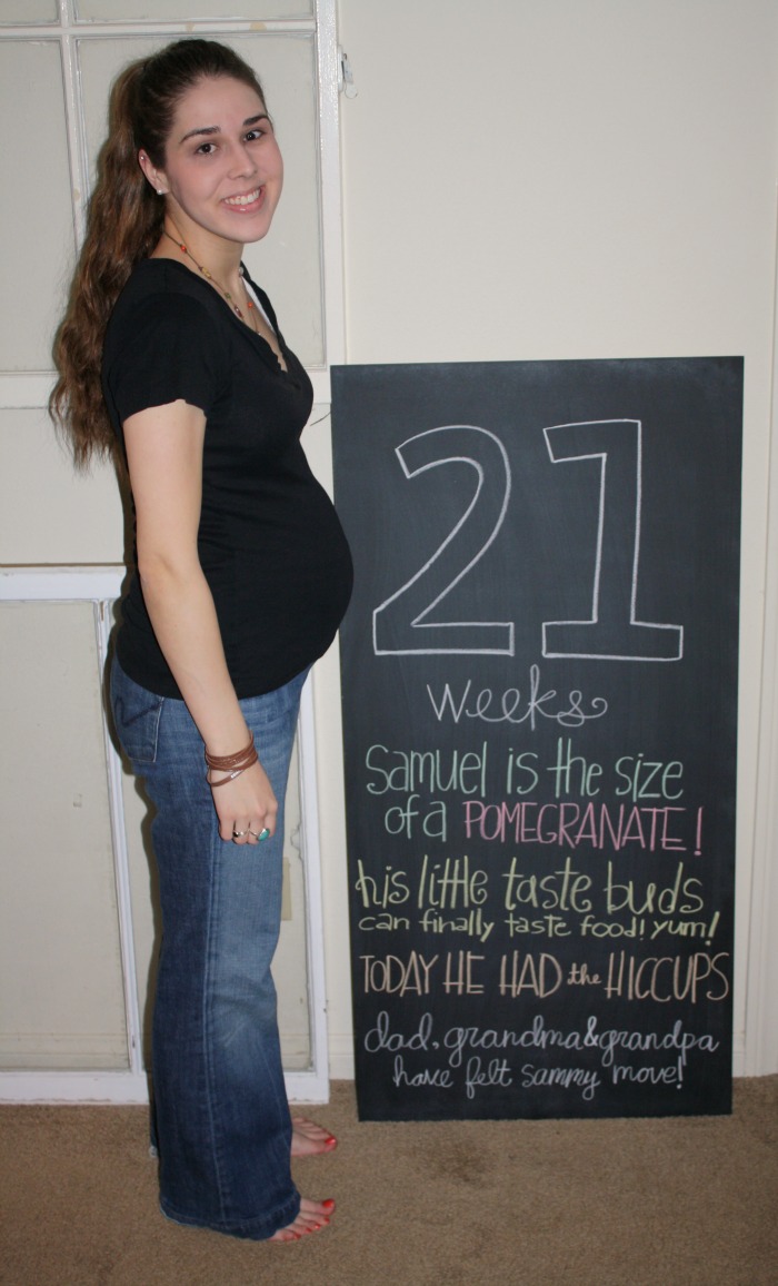 hubby and wifey ulrich: oh baby: 21 weeks