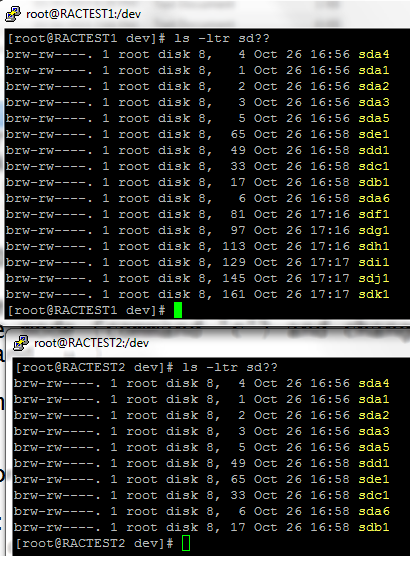 My Oracle How To Configure And Create Asm Disks Using Asmlib