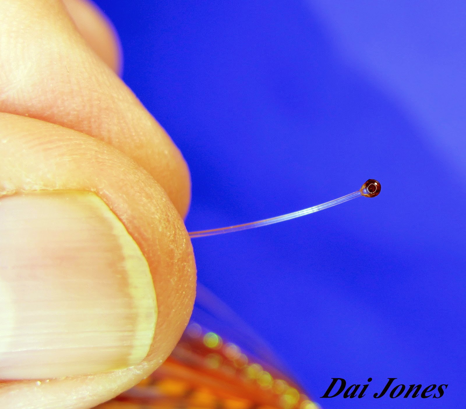 Flies step by step: Prawn tube, step by step.