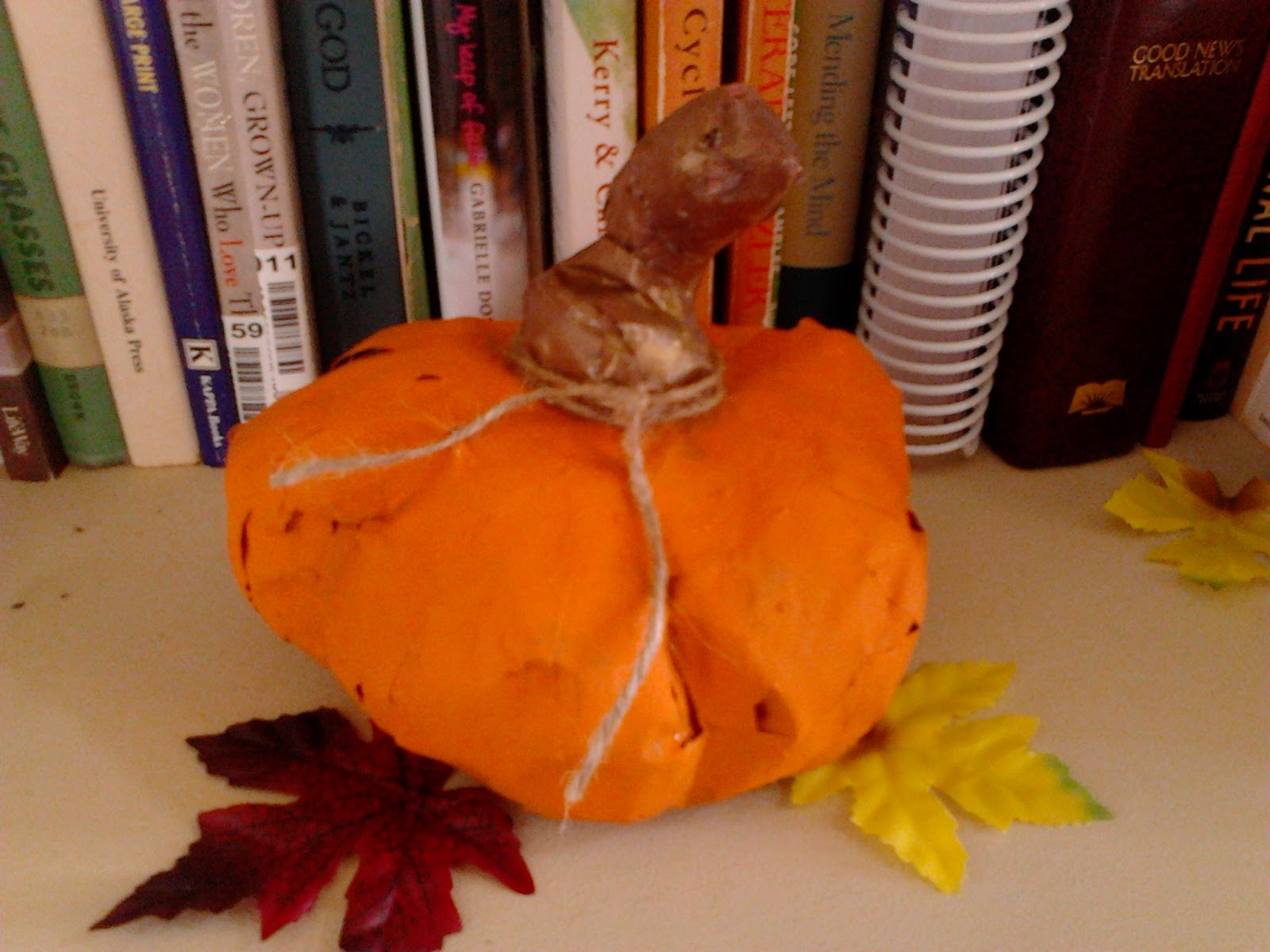 In All Faithfulness: Fall DIY: Paper mache pumpkin tutorial