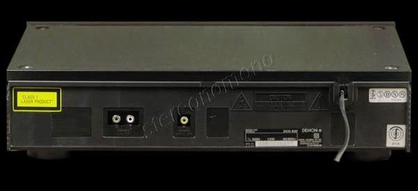 stereonomono - audio Hi Fi Compendium - 14 years on-line: Denon DCD-820