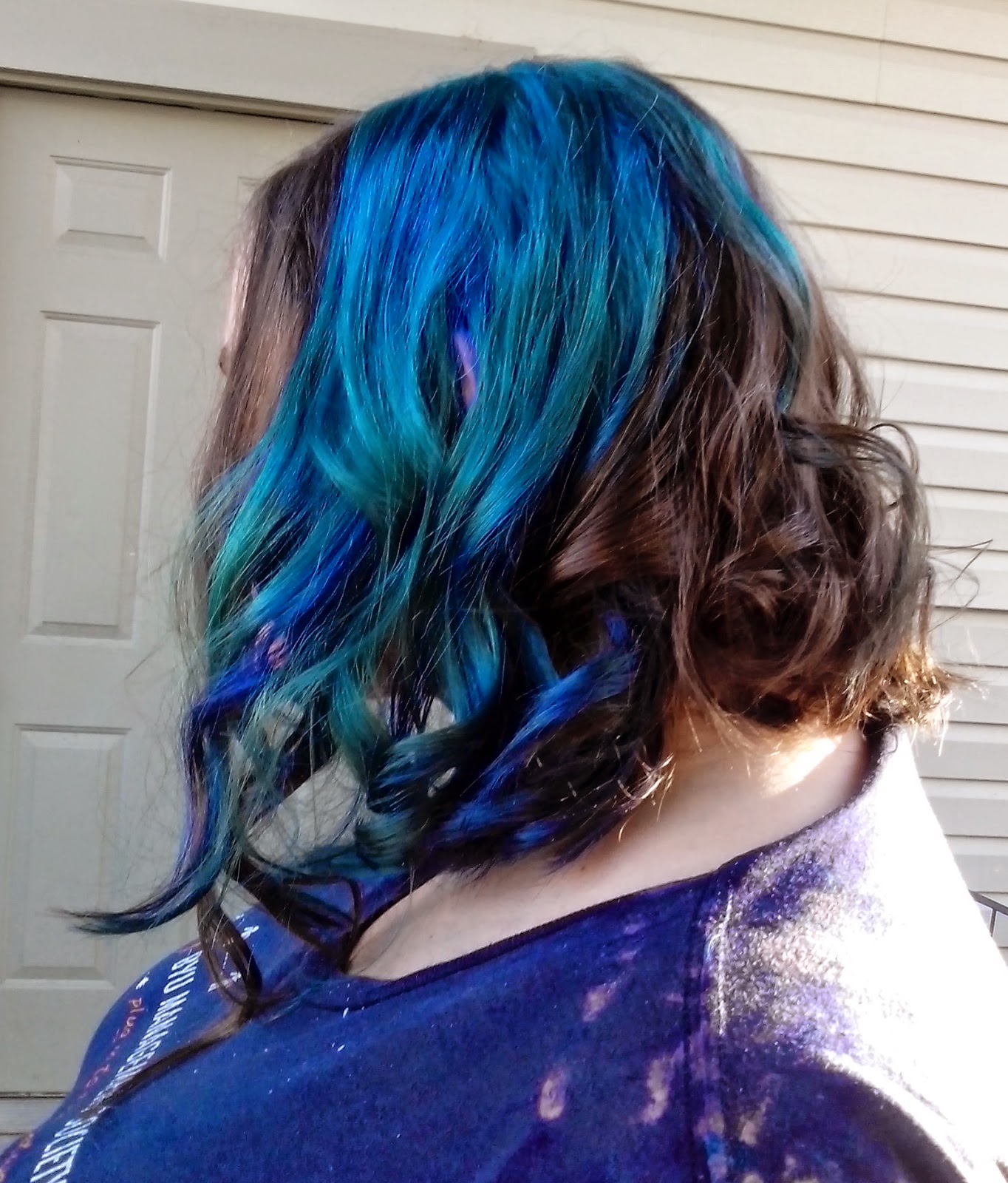 Second Chance Rejects: Blue dye fun... with HAIR