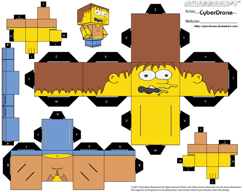 De cubeecraft y algo más: Cubeecraft de Los Simpsons