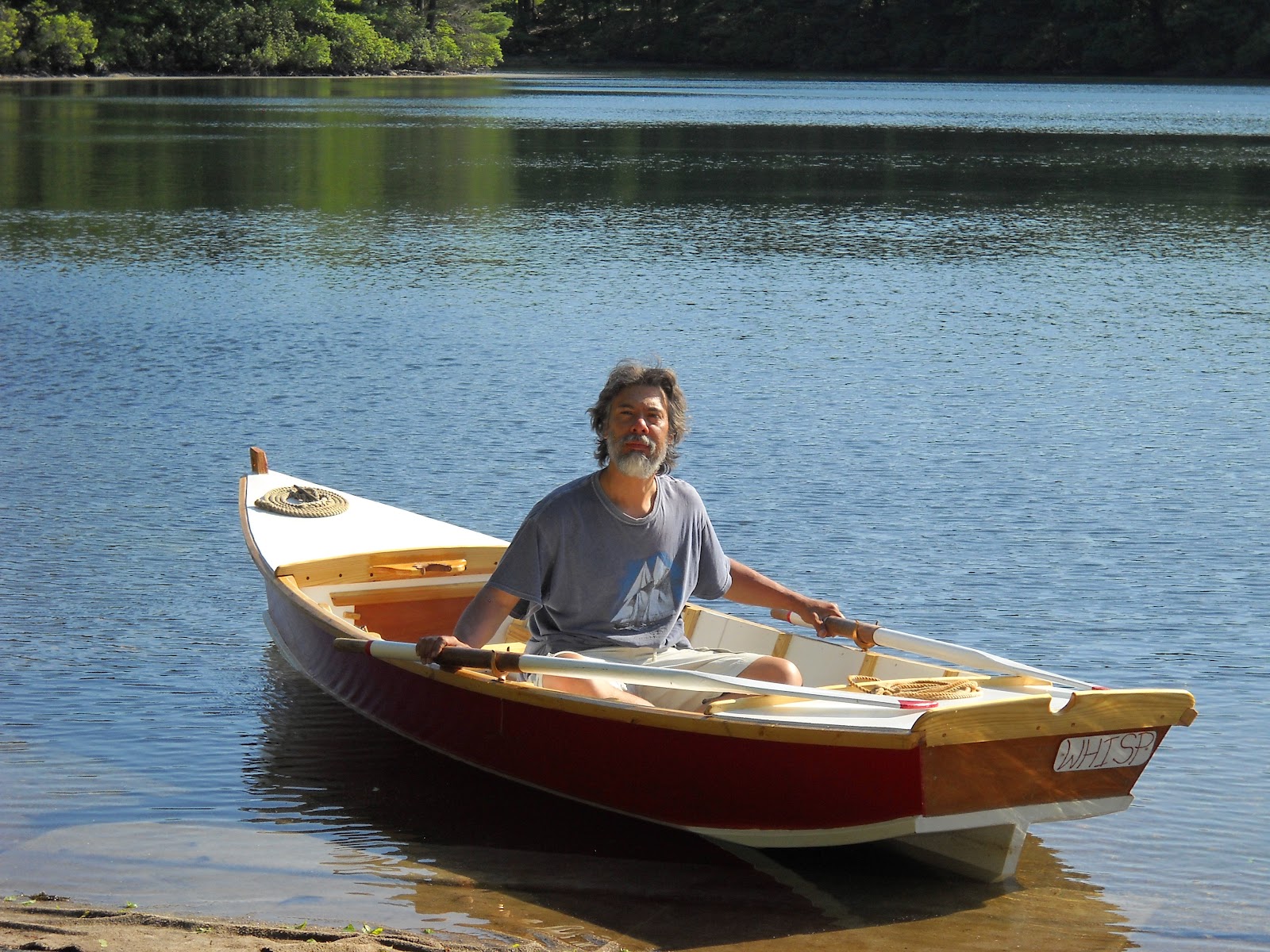 A Skiff Wind: Whisp, she is Launched!