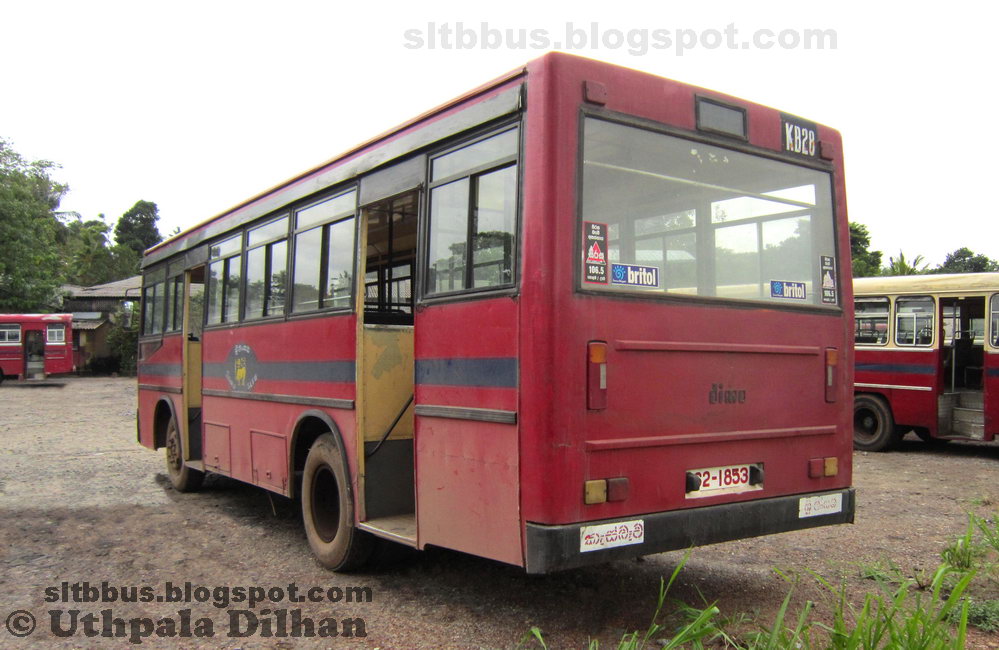 SLTB buses - ශ්‍රී ලංගම බස්: Dimo TATA LPO 1313/47 bus from SLTB ...