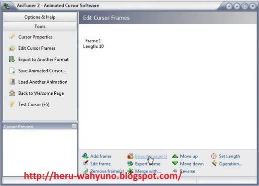 Buat dan Edit Animasi Mouse Pointer dengan Ani Tuner - MOKLET BEST ...