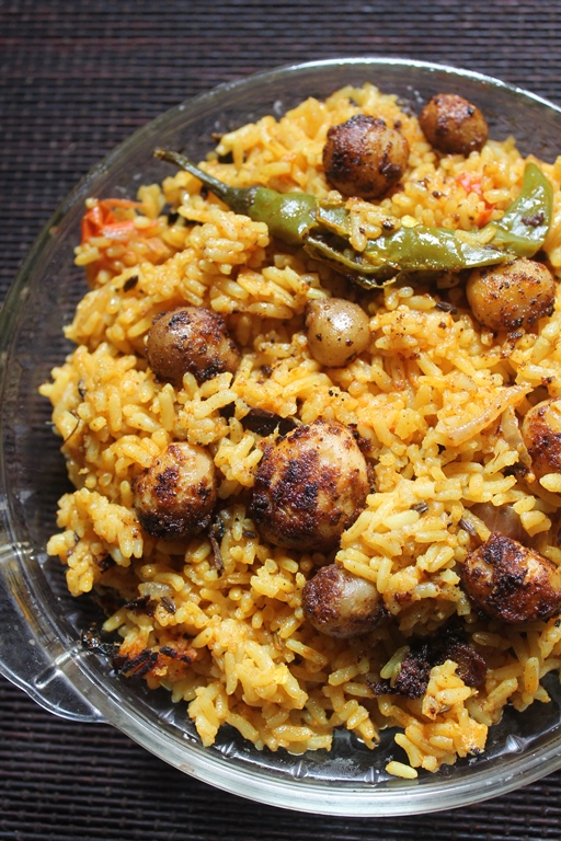 Baby Potato Biryani | Small Potato Biryani Recipe | Aloo Biryani