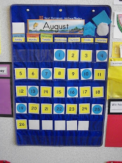 Miss Van Maren's Fantastic First Grade: My Calendar Routine: August